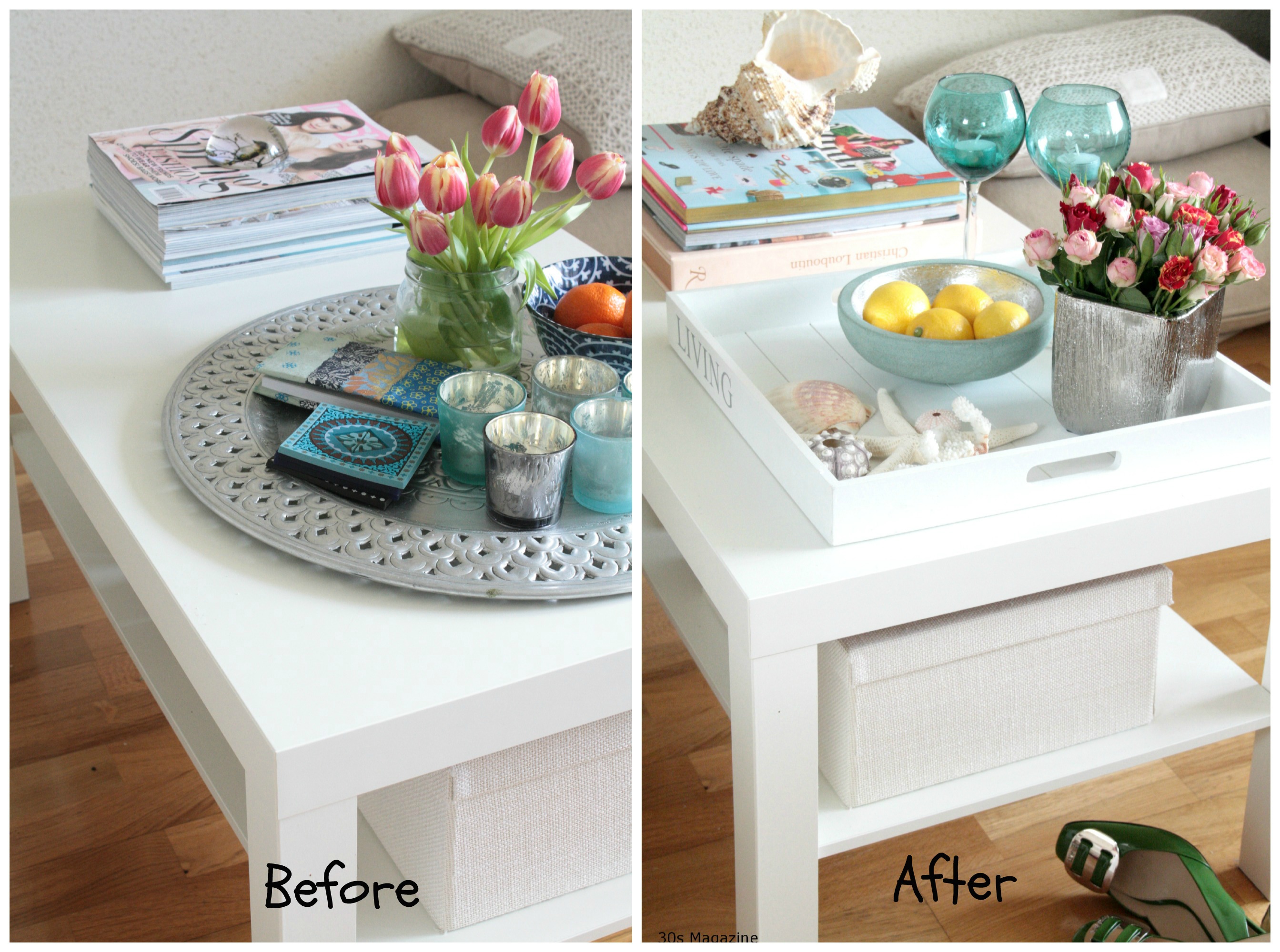 30s Magazine - Spring forward with a coffee table makeover