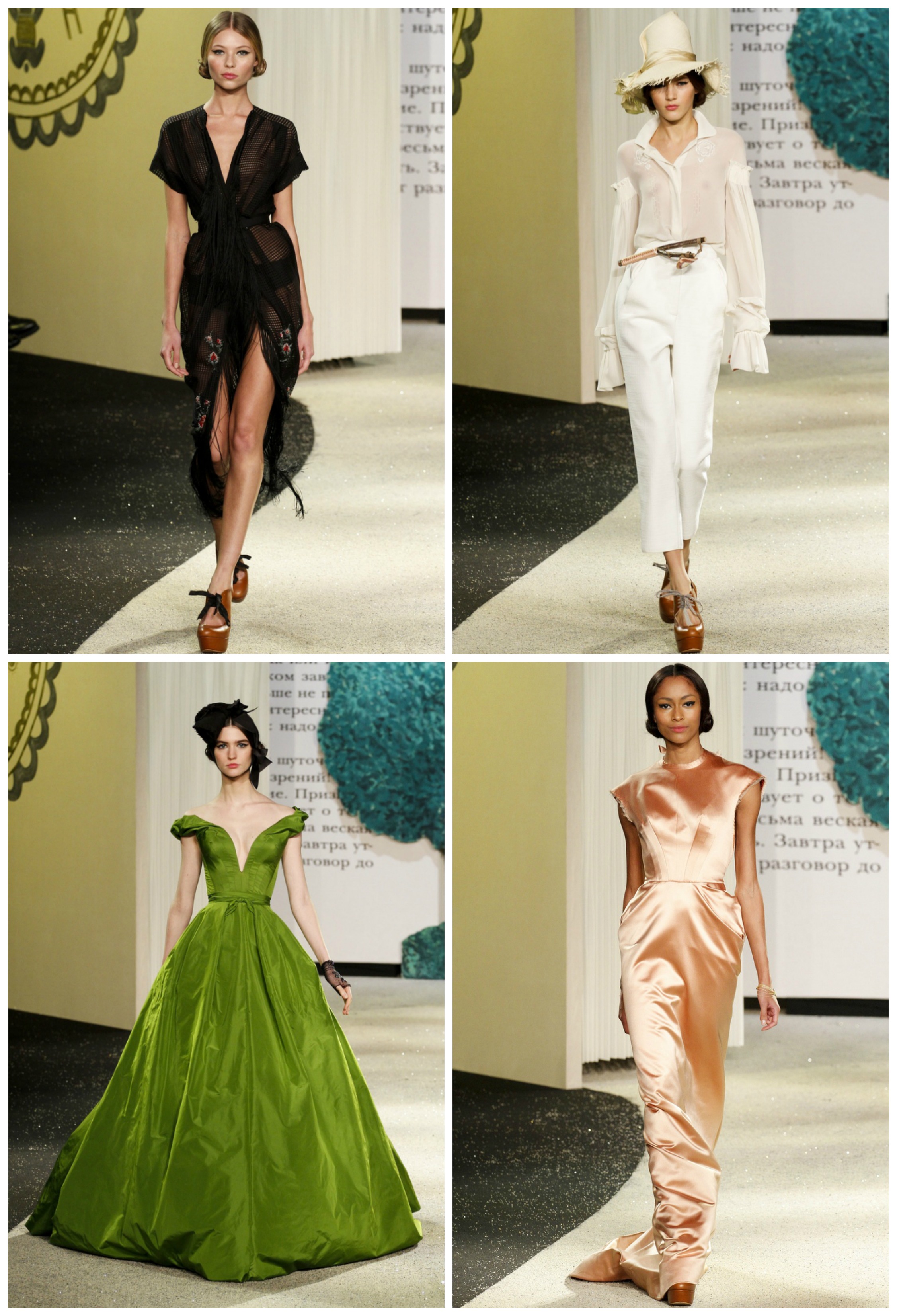 30s Magazine - runway collage